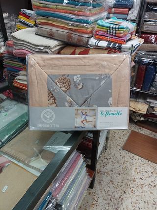 Completo letto lenzuola 2 posti flanella