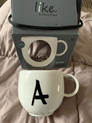 Mug with letter A , Villeroy & Boch