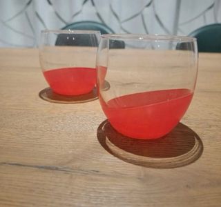 servizio bicchieri rossi