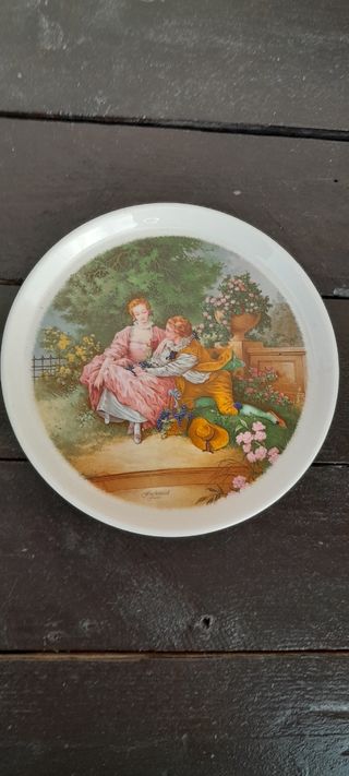 Piatto in Porcellana Fragonard