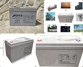 BATTERIA 100AH 12V GEL FOTOVOLTAICO PANNELLI ENERG