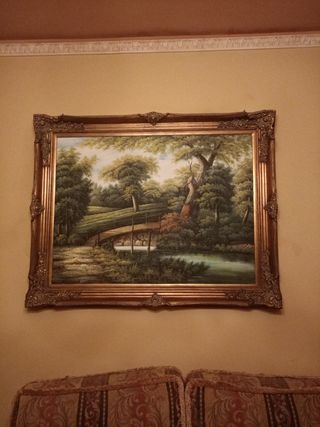 Quadro con paesaggio
