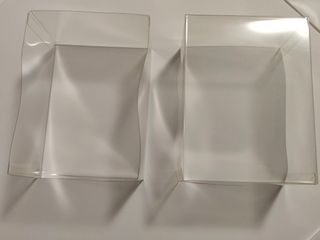 30 scatolette rettangolari di plastica nuove