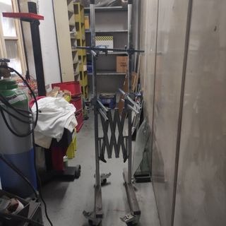 Carrello paraurti per verniciatura