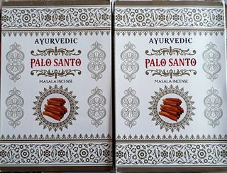 2 scatole di incenso ayurvedico Palo Santo