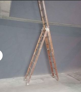 Scala in legno da lavoro