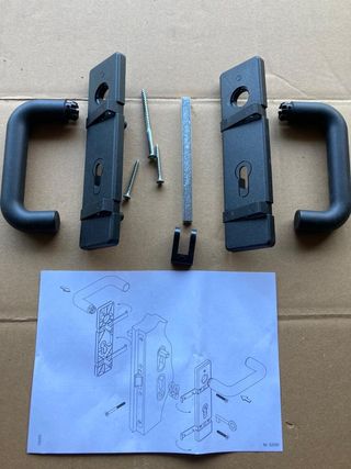 Maniglia porta antincendio