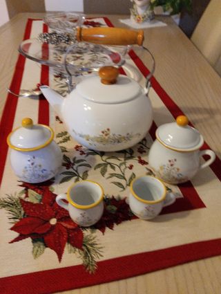 Servizio the in porcellana.Vintage