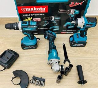 Kit 3 in 1 Trapano Avvitatore + Avvitatore a Impul