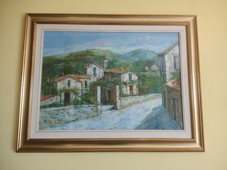 Quadro paesaggio olio su tela
