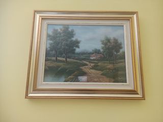 Quadro campagna olio su tela