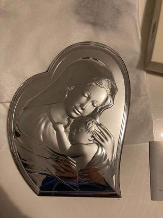 Quadro argento madonna by valenti