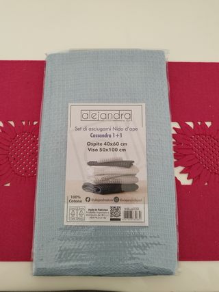 Set di asciugamani Nido d'ape