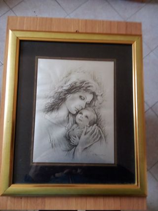 quadro madonna con bambino di G. Tarantino