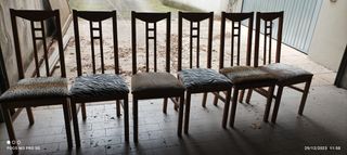 Sedie legno noce chiaro