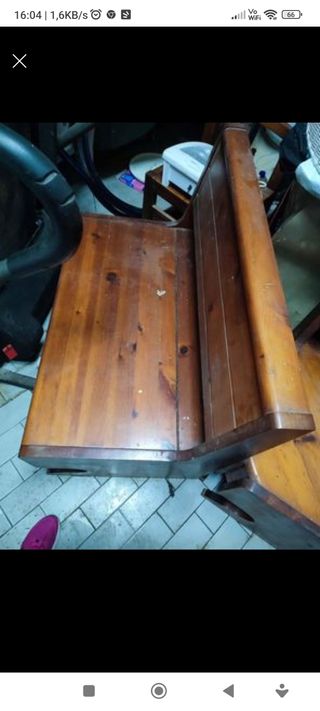 6 sedie 2 panche 1 angoliera massolello