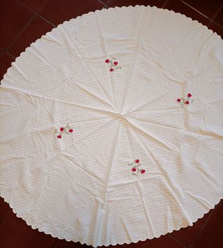 Tovaglia tonda 8 posti