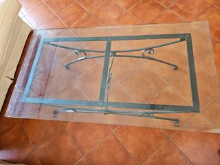 Tavolino in cristallo
