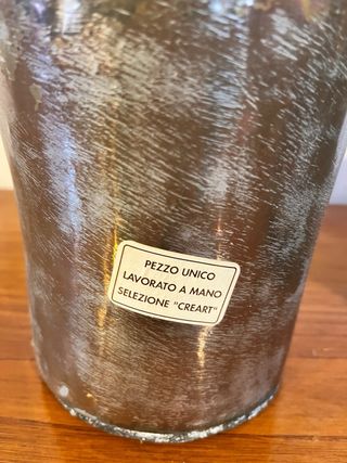 Anfora vaso e caraffa in rame