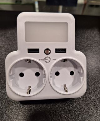 Spina di estensione 2 spine e 2 porte Usb