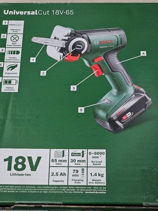 Bosch microsega a batteria Nanoblade