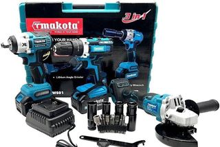 Kit 3 in 1 Trapano Avvitatore + Avvitatore a Impul