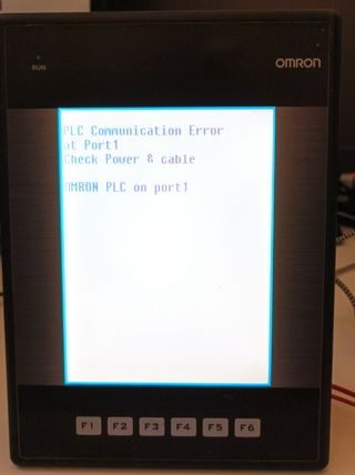 Omron Schneider hmi tq5 plc cp1l