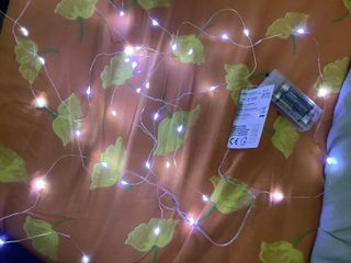 40 Luci led bianche a batteria nuove