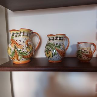 Caraffe in ceramica di Caltagirone