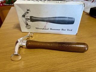 Silverplated hammer bar tool