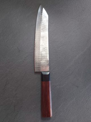 Coltello cuoco/cucina in acciaio damasco