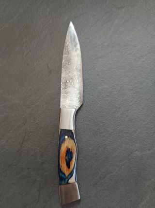 Coltello Bistecca forgiato a mano in acciaio damas