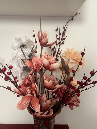 mazzo di fiori finti ma belli