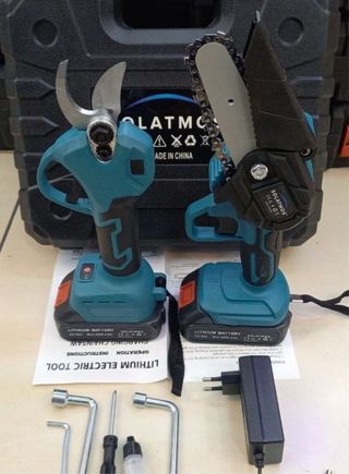 Kit completo  motosega e➕ forbice da potatura