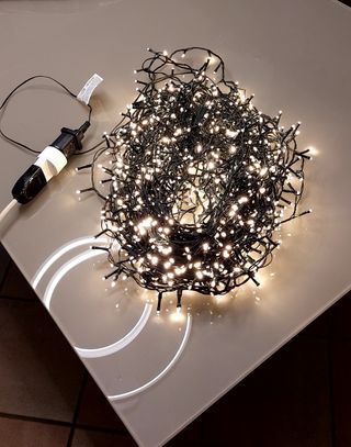 Catena Luminosa 1000 LED 55mt da interno