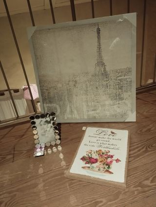 Set 4 articoli shabby