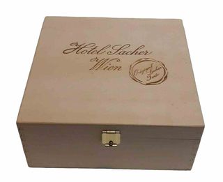 Scatola di legno vuota Hotel Sacher - Wien