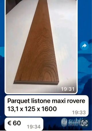 PARQUET LISTONE MAXI ROVERE
