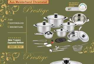 BATTERIA 12 PEZZI ACCIAIO INOX 18/10 
ADATTO A TU