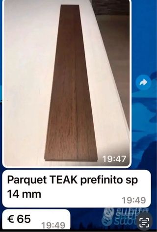 PARQURT TEAK PREFINITO