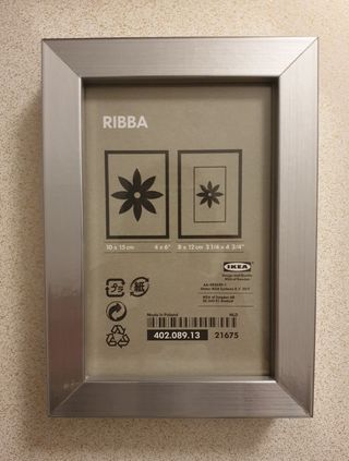 Portafoto Ikea modello Ribba argento