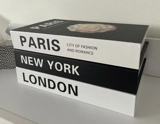 3 libri finti decorativi