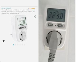 Misuratore energia elettrica verifica consumi