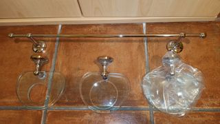 Set porta asciugamano e porta saponi