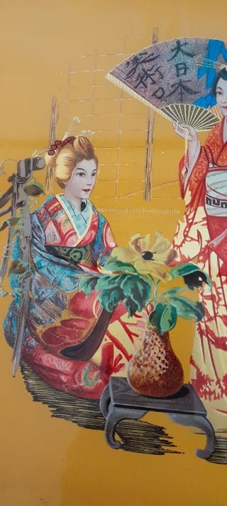 Vassoio antico Geisha