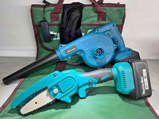 Kit 2 in 1 mini motosega e soffiatore 36V