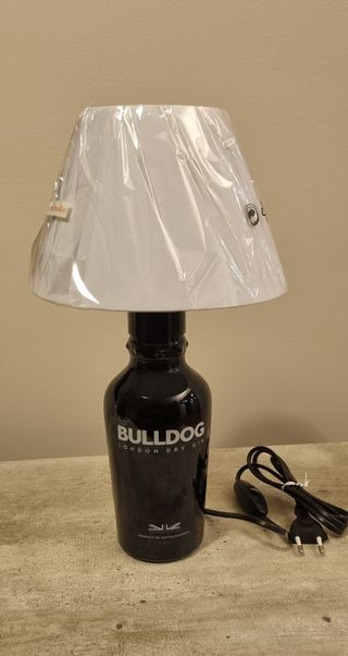 Lampada bottiglia gin design