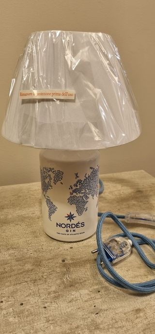 Lampada bottiglia gin design