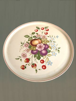 Piatto torta o portata in ceramica 30 cm.