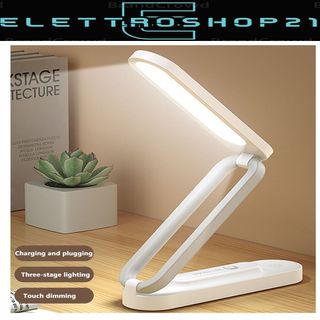 Lampada da tavolo, scrivania lettura a led touch